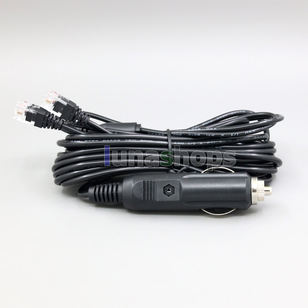 USD$18.00 - 4.5m Dual RJ11 Port Power Car cable Cable For V1 Uniden R3 ...
