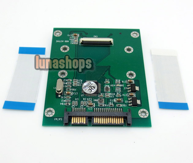 USD$22.00 - 40pin 1.8" CE / ZIF SSD HDD Convert to 22pin SATA Adapter ...